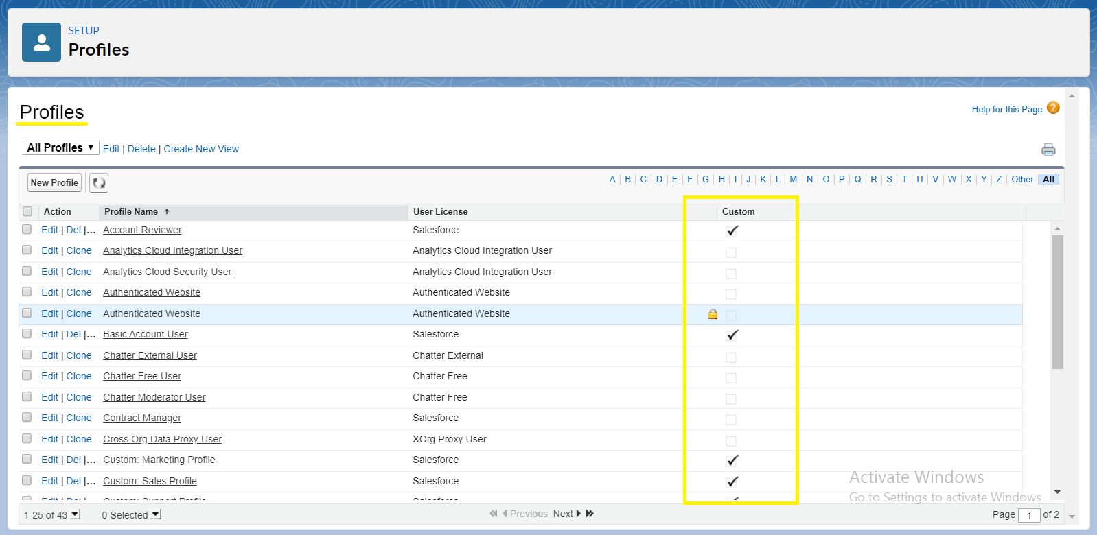 Data security through Profiles in Salesforce – Akhil Kulkarni