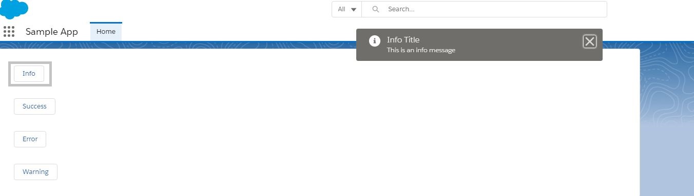 Toast Message in Lightning Web Component – Akhil Kulkarni